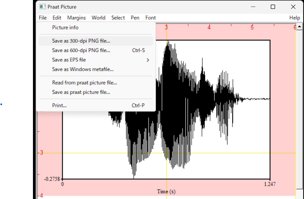 Praatの基本操作（5）ピクチャーウィンドウの基本操作 | Praatで音声学 | 発音と音声学の資料室