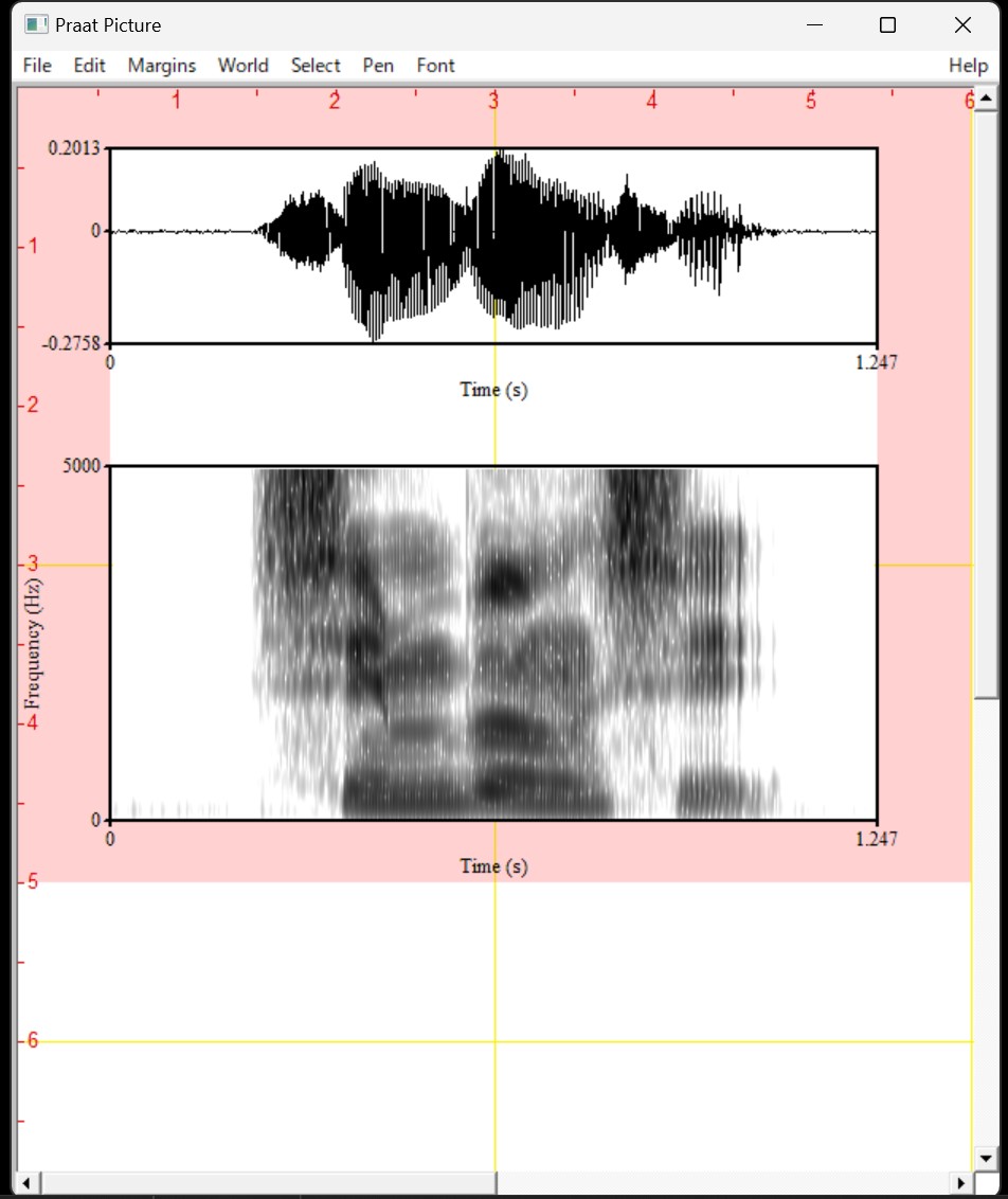 Praatの基本操作（5）ピクチャーウィンドウの基本操作 | Praatで音声学 | 発音と音声学の資料室